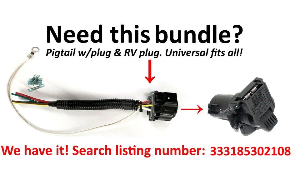 Pollak 7 way Trailer RV TWIST LOCK Vehicle Light Plug Socket OEM ...