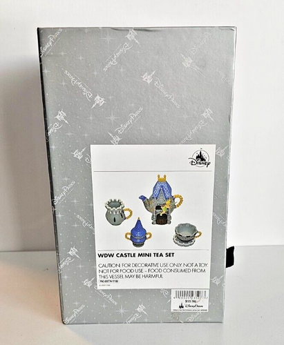 Disney Parks Walt Disney World Castle With Tinker Bell Mini Tea Set | eBay