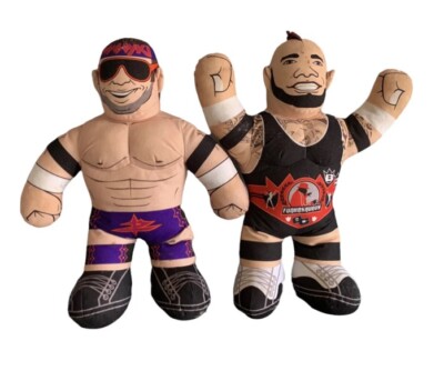2- WWE Brawlin Buddies Zack Ryder Brodus Clay 17" Wrestling Plush Toys ...