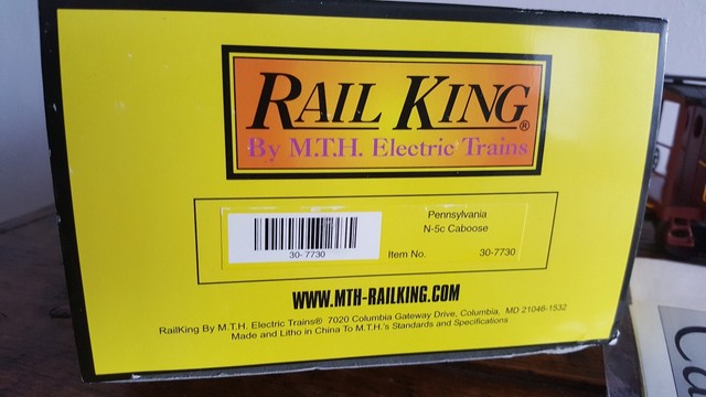 MTH Rail King Pennsylvania N-5c Caboose 30-7730 L5975 for sale online ...