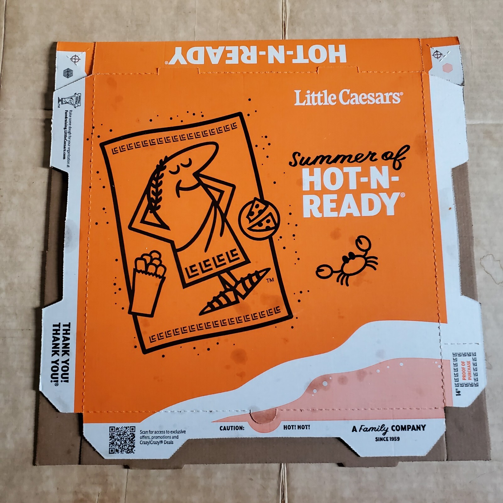 Little Caesars Limited Edition Summer Of Hot-N-Ready Box 2024 (Used) | eBay