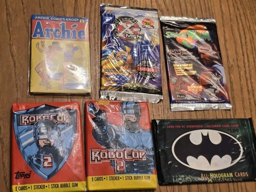 Upper Deck SPACE JAM X Men Batman Robocop PACKS SEALED UNOPENED Jordan ...