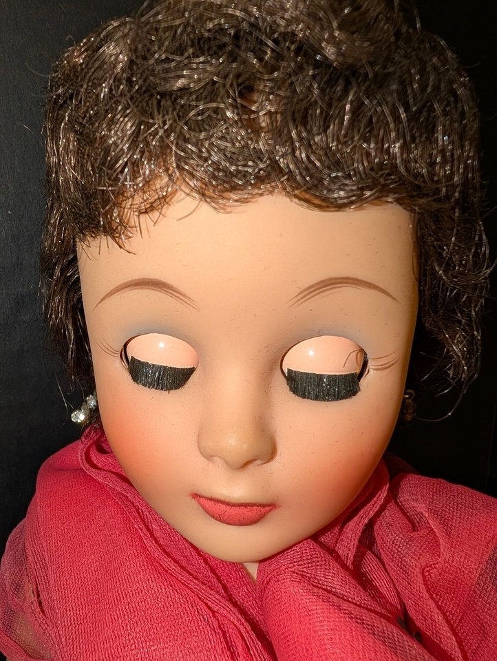 Vintage American Character TONI Doll wearing Rose Chiffon w Original ...