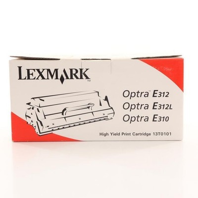 Lexmark Cartridge 13T0101 Original New Black 6000 Pages Optra E312 ...