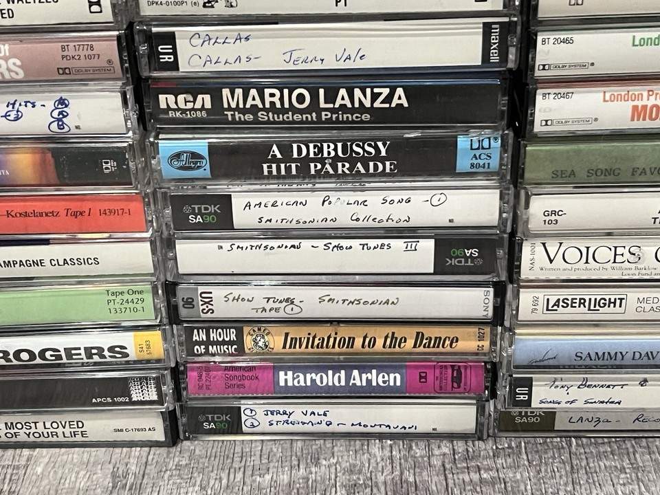 MEGA Lot Of 135 Cassette Tapes-Classical/Classic Pop/Meditation/Famous ...