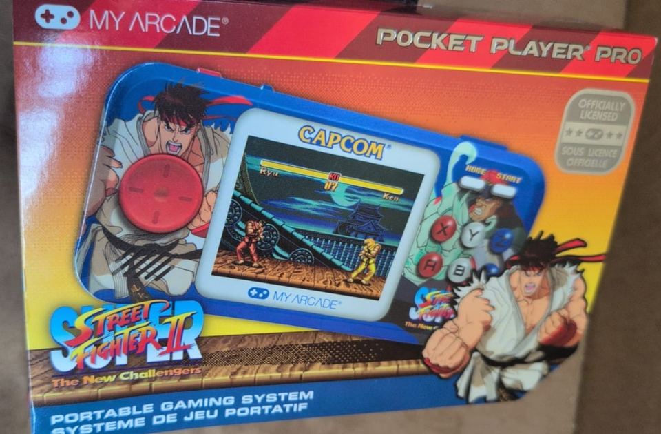 My Arcade Super Street Fighter II Pocket Player Pro Handheld Portable ...
