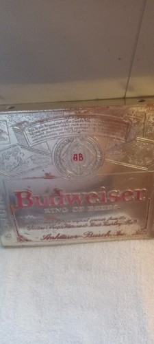 vintage budweiser sign king of beers n Collectibles Breweriana, Beer | eBay