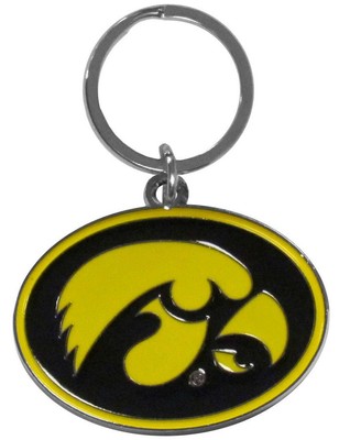 Iowa Hawkeyes Chrome Logo Cut Keychain | eBay