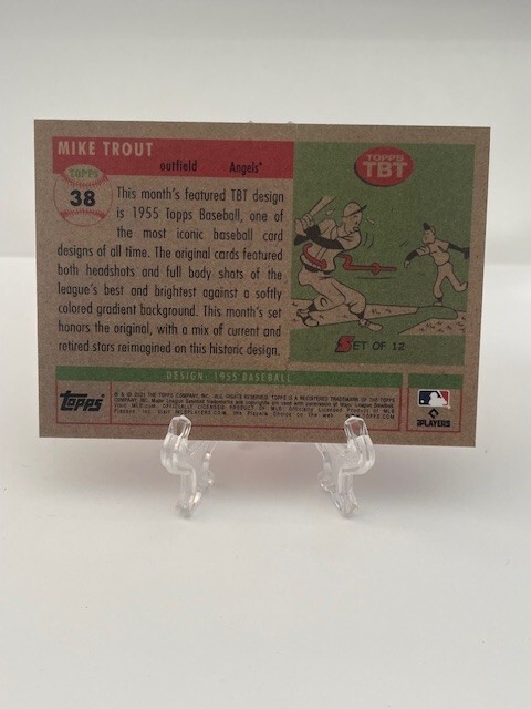 2022 Topps Throwback Thursday #TBT - 1955 Topps Baseball Design #38 ...