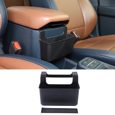 For Ford Maverick 2022-2023 Armrest Box Storage Basket Tray ABS Black ...