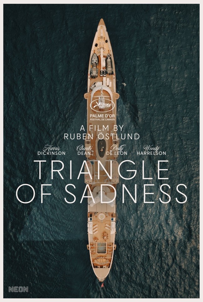 2022 Triangle Of Sadness Movie Poster 11X17 Yaya Charlbi Dean Woody ...