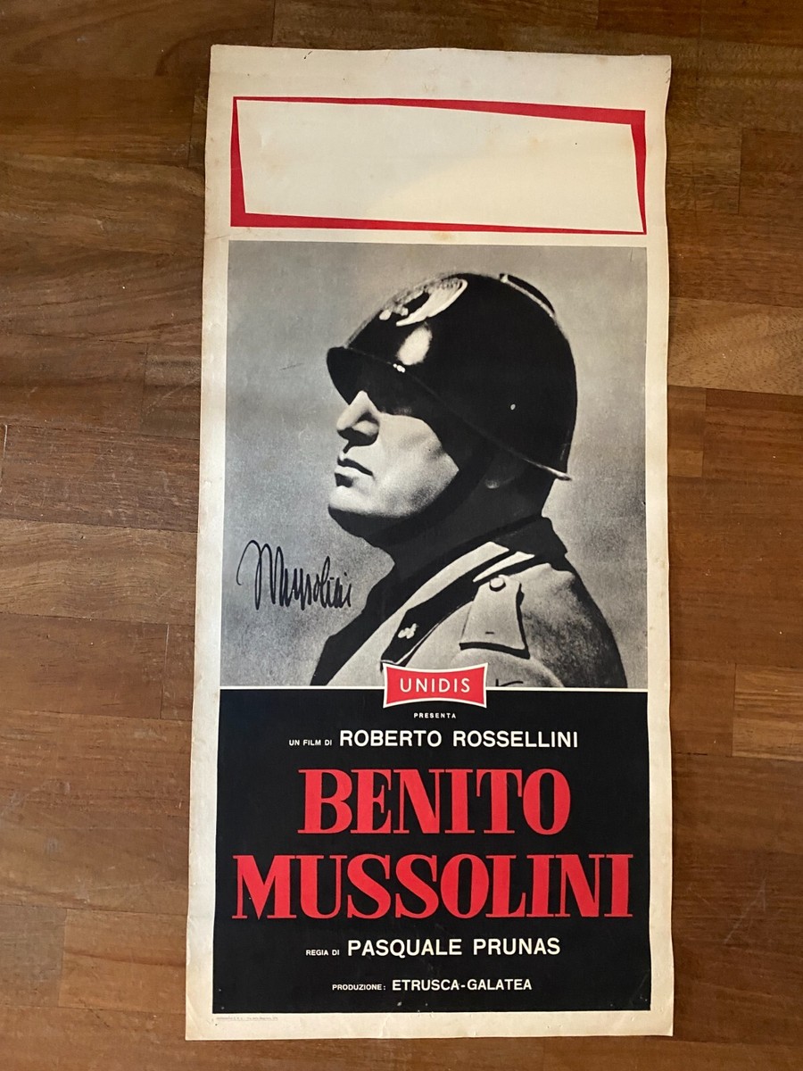Mussolini Propaganda Nos Pegamos Em Armas Contra Uma Nacao Esteril E