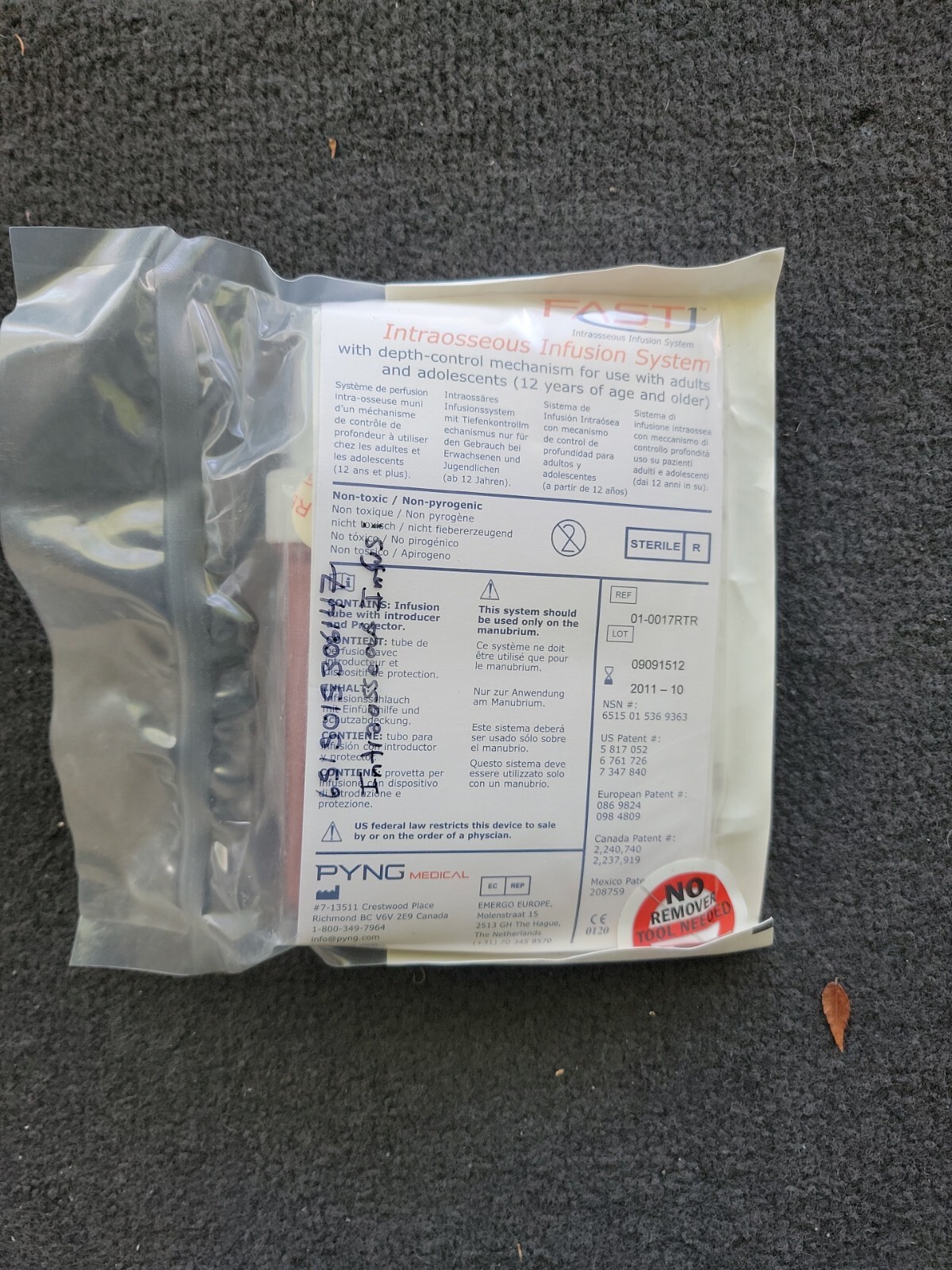 New Old Stock USGI Fast (I/O) Intraosseous | Grelly USA