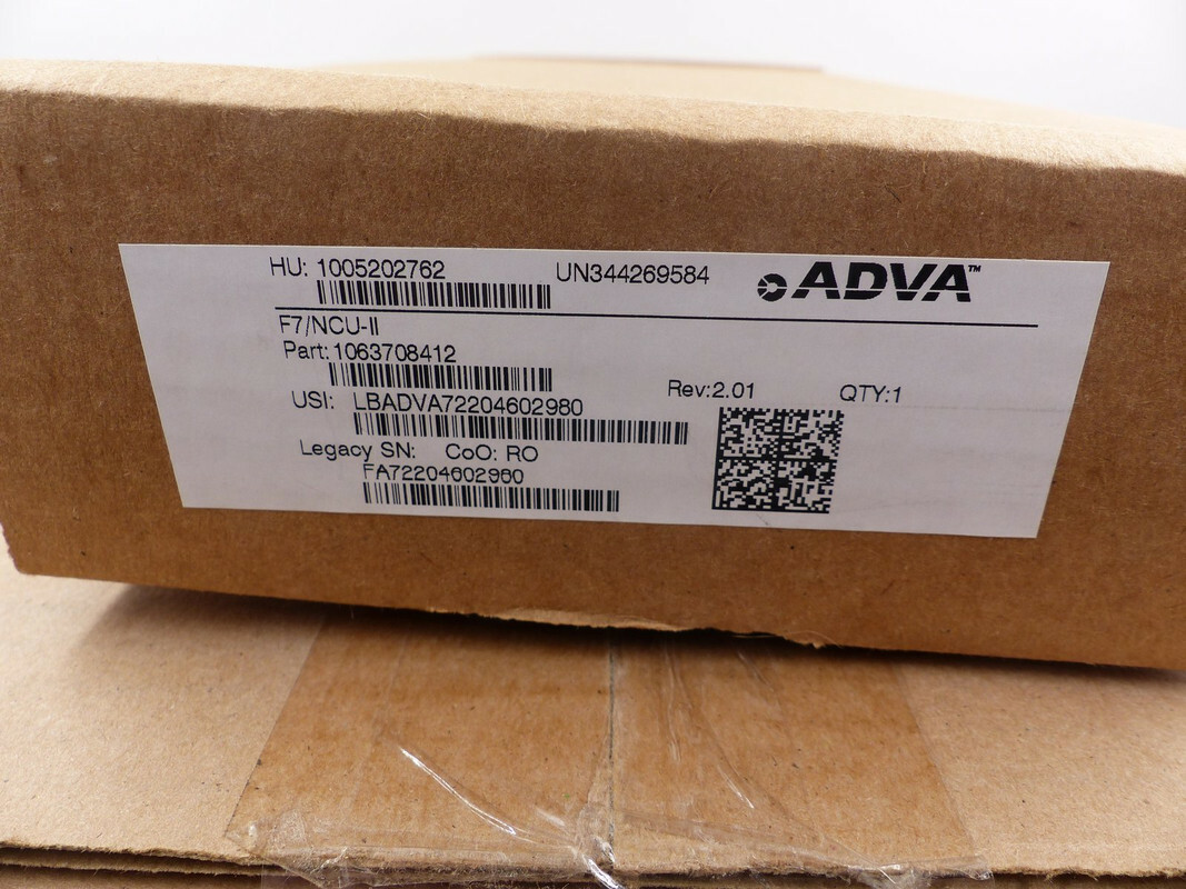 ADVA OPTICAL FIBER SERVICE PLATFORM FSP 3000R7 40CSM-FL/2HU F7/NCU-II ...