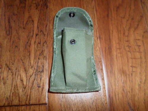 U.S MILITARY STYLE COMPASS FIRST AID CASE NYLON BELT POUCH OD GREEN | eBay