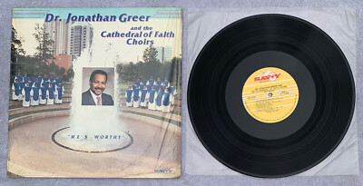 Dr. Jonathan Greer & The Cathedral Of Faith Choirs He's Worthy 1989 Vinyl LP | eBay