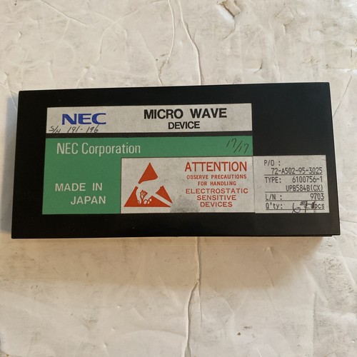 NEC Microwave Device 72-A502-95-3025 New Lot Of 4 (A68) | eBay
