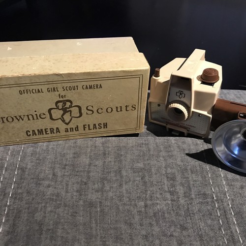 Brownie Scouts Imperial Camera & Flash With Box | eBay