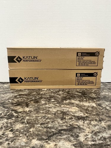 2PK Katun Ricoh Aficio 2120D 1022/1027/1032/2022/2027/2032 Black Toner ...