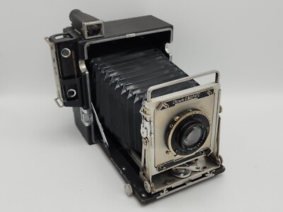 Graflex Crown Graphic 4x5 Large Format Press Camera Zeiss Jena 15cm F4 ...