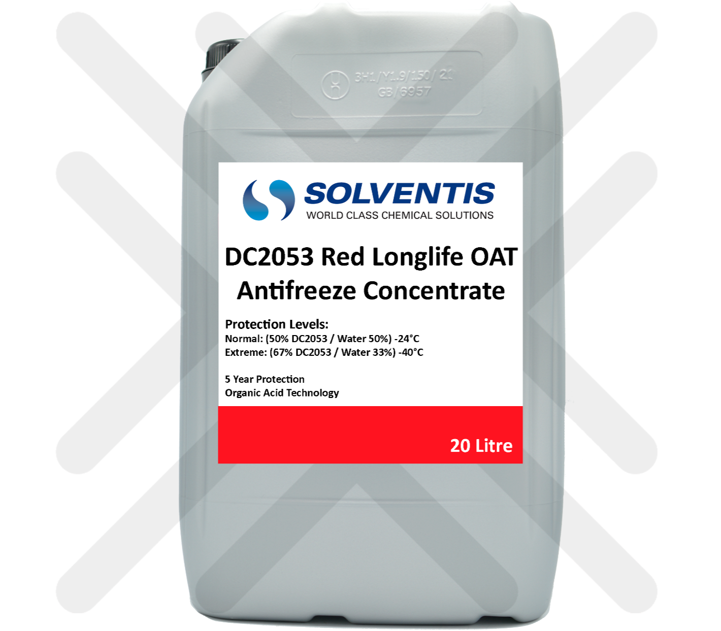 Red Longlife OAT Antifreeze / Summer Coolant Concentrate 20 Litre 20L ...