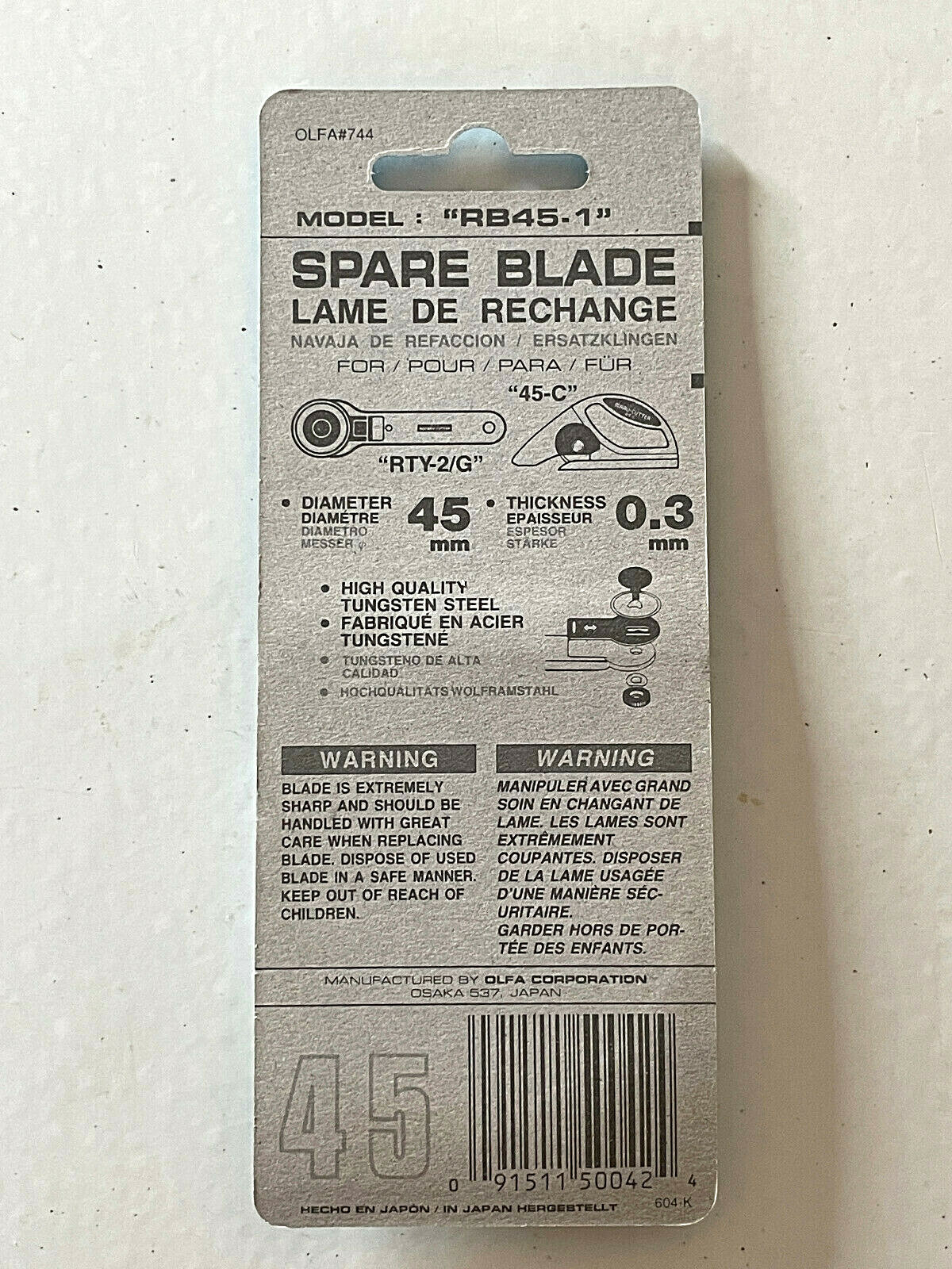 OLFA RB45-5 Rotary Cutter Blade - 5 Pack for sale online | eBay
