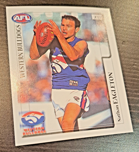 AFL – 2001 Select – Football Stickers – Bulldogs – Nathan Eagleton No ...