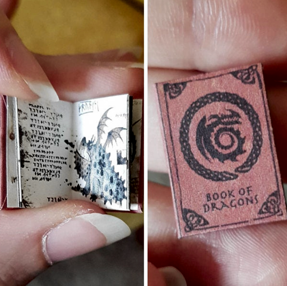 HOW TO TRAIN YOUR DRAGON Book Of Dragons 1:12 Scale Miniature ...