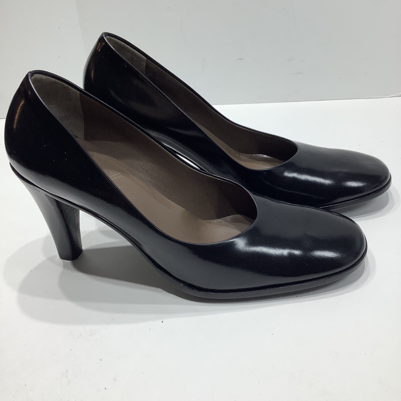 JOAN HELPERN SIGNATURE Classic 3.5" Stacked Heel Pump… - Gem