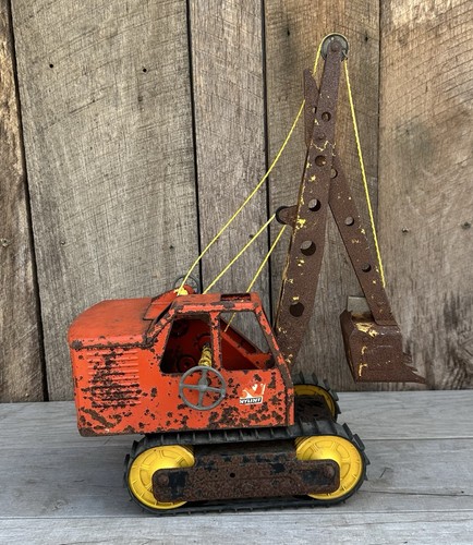 Nylint Steam Shovel Excavator “Big Rigger”Crane Pressed Steel Toy 1960s ...