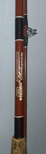 Vintage Shakespeare Wonderod 2 Piece 9ft Fiberglass Maroon Corked ...
