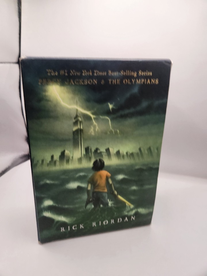 PERCY JACKSON BOOKS 1-3 BOX SET TITANS CURSE LIGHTNING THIEF SEA OF ...