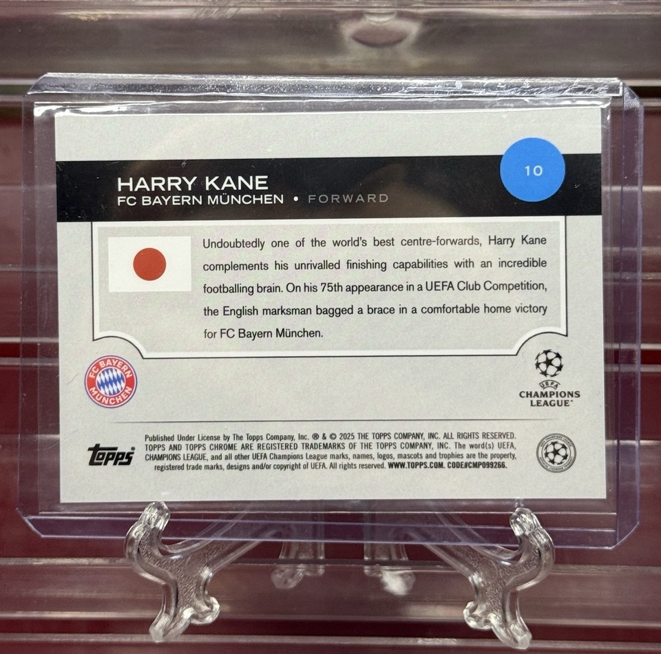 Harry Kane - 2024-25 Topps UCC Chrome Japan CHERRY BLOSSOM SSP | eBay