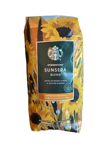 Starbucks Sunsera Blend Whole Bean Coffee Beans Blonde Roast Light 1 lb ...