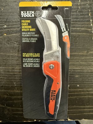 Klein Tools 44218 Cable Skinning Utility Folding Knife 92644442186| eBay