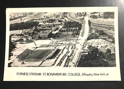 St. Bonaventure Forness Stadium Aerial VTG RPPC Real Photo Postcard ...