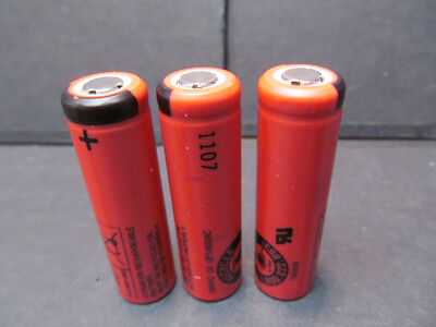 Lot of 3 pcs Sanyo UR14500AC 3.7V/4.2V 740mAh 14500 Lithium Li-Ion ...
