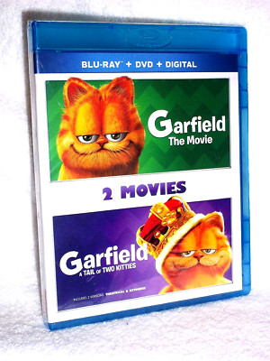 Garfield The Movie/Garfield A Tail Of Two Kittens (Blu-ray/DVD, 2006 ...