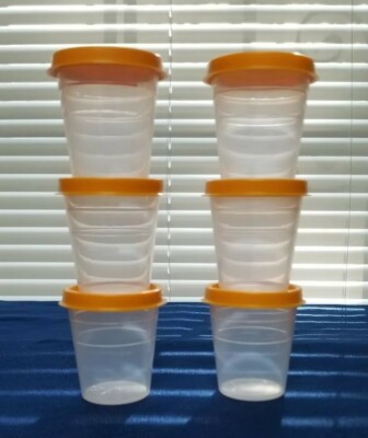 Tupperware Tupper Minis! Clear. 6. NEW! | eBay