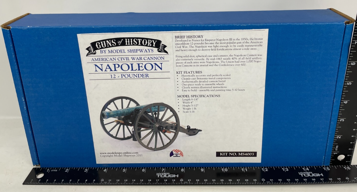 American Civil War Cannon Napoleon 12 Pounder Guns of History Kit ...