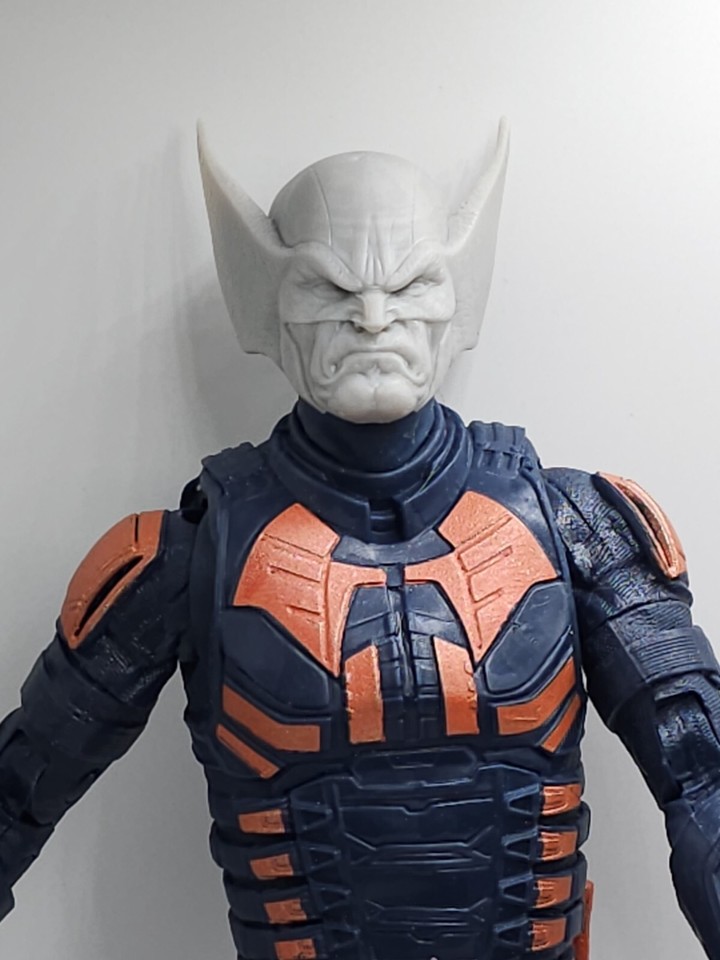 3d Printed WOLVERINE HEAD 1:10 7" MARVEL LEGENDS MCFARLANE DC MULTIVERSE | eBay