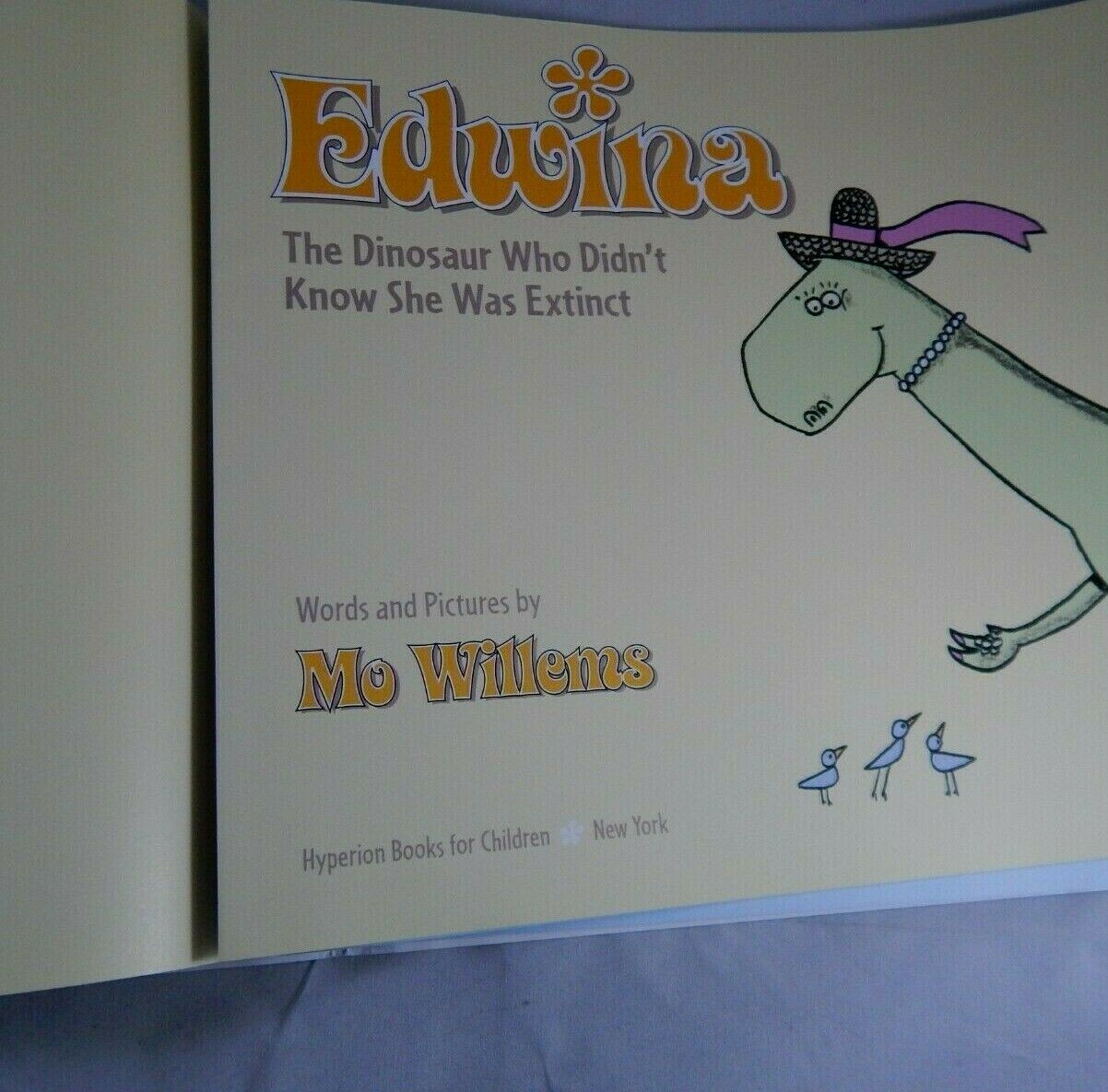 EDWINA by MO WILLEMS ARC Advanced Reader's Copy 1st Edition Loose Bound ...