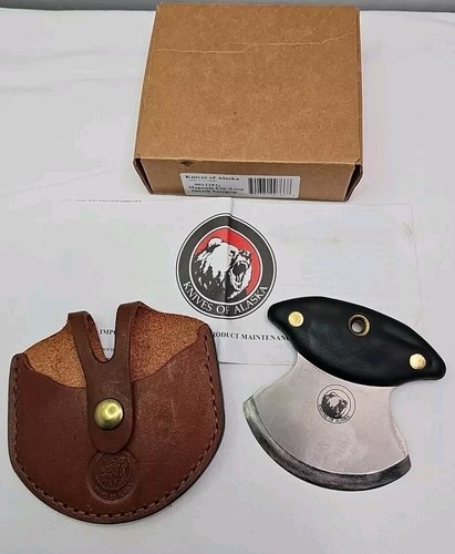 Knives of Alaska Magnum Ulu Knife Hunting Deer 122fg Suregrip Skinning ...