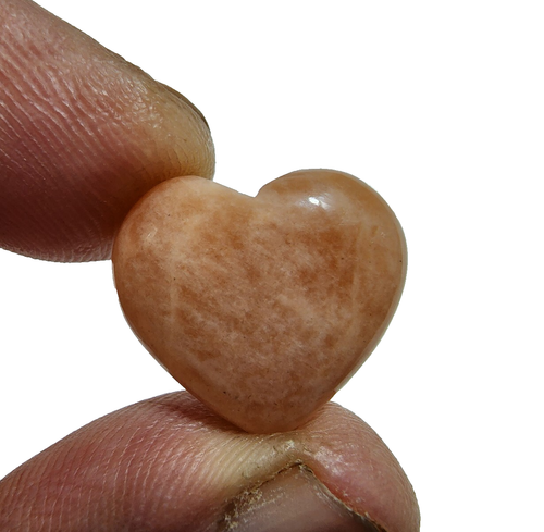 20 Crt Rare Quality Peach Amazonite Gemstone Cabochon Heart Shape ...