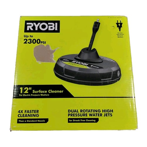 Ryobi 12" Surface Cleaner for Electric Pressure Washer- up to 2300 psi ...