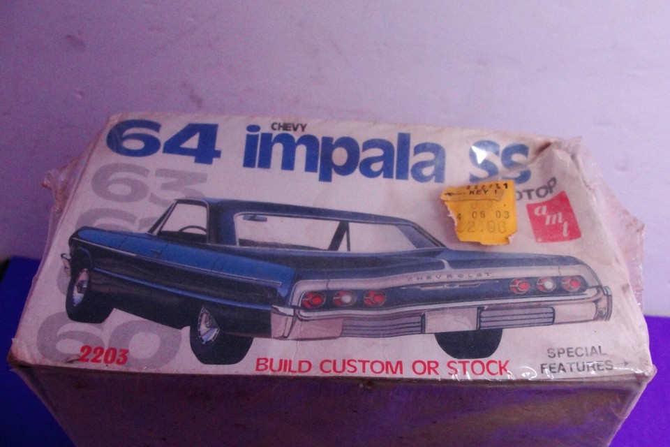AMT '64 Chevy Impala SS Hardtop 1:25 Scale Model Kit Sealed | eBay