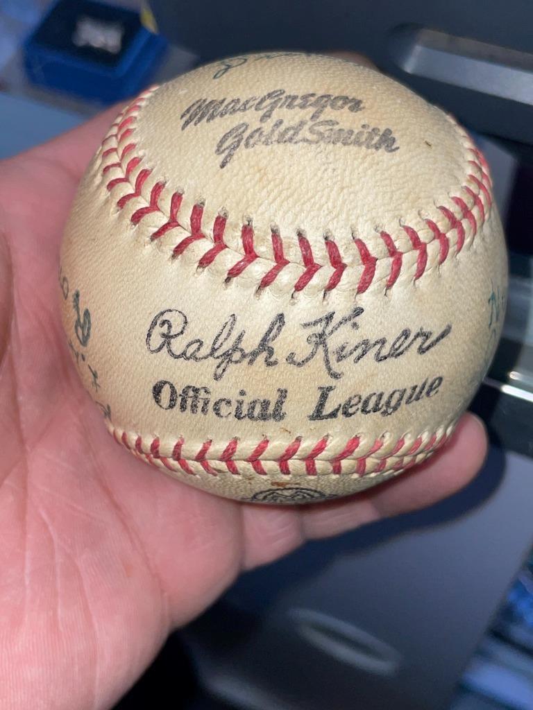 Vintage 1950s Ralph Kiner Official League Baseball MacGregor Goldsmith SIGNED | eBay
