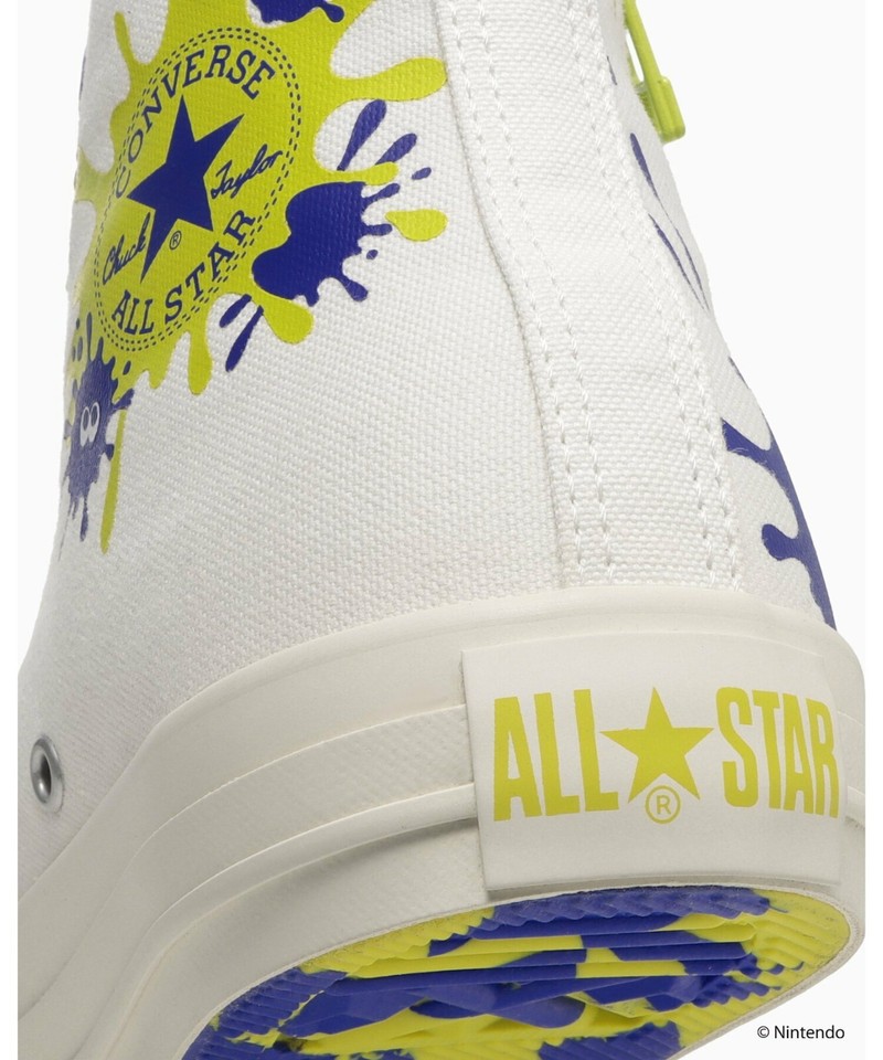 Splatoon3 x CONVERSE ALL STAR Z HI 31312700210 White, Black Unisex ...