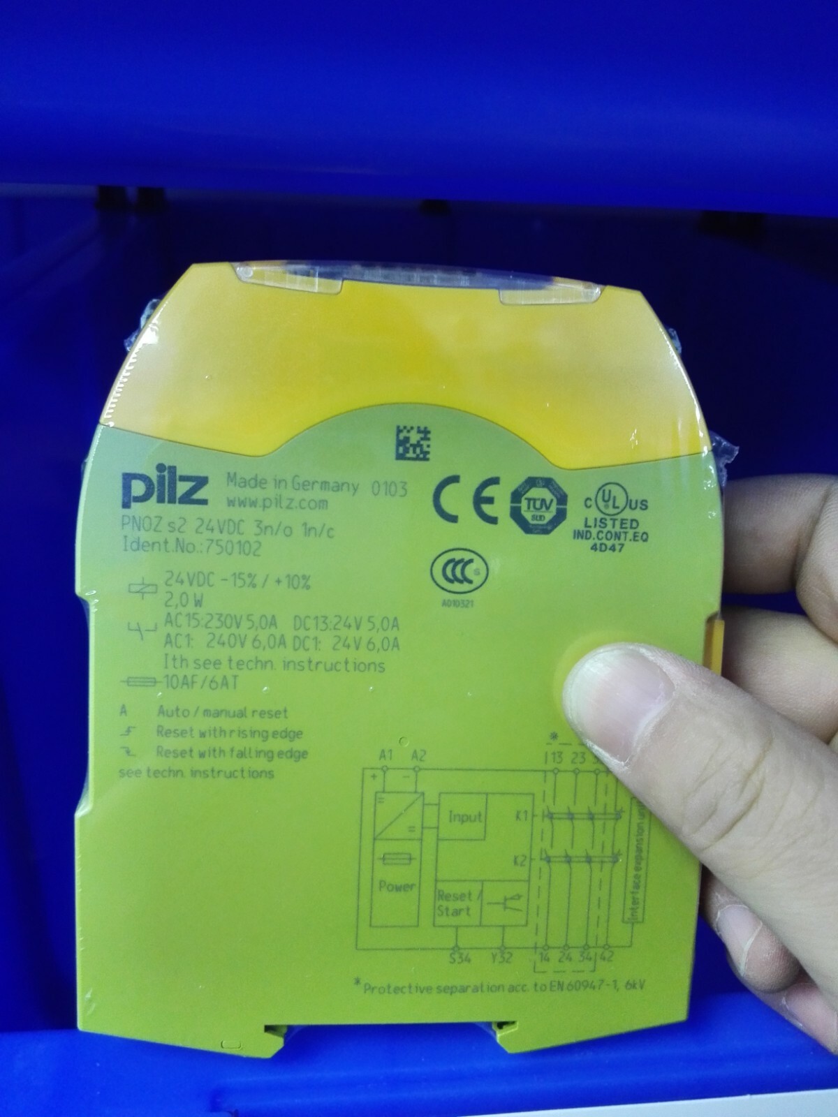 New PILZ PNOZ S2 750102 Safety Relay 24VDC 1PC | eBay