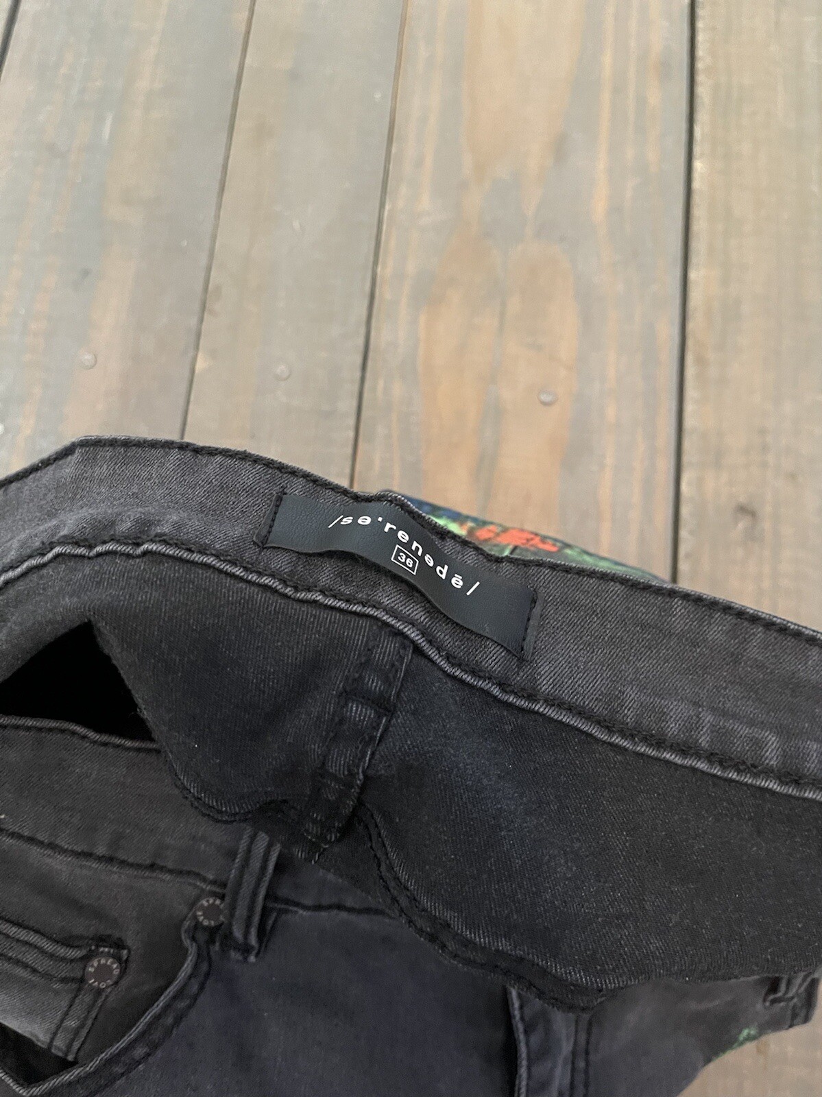 Serenede Black Paint Splatter Mens Denim Jeans 36X32 … - Gem